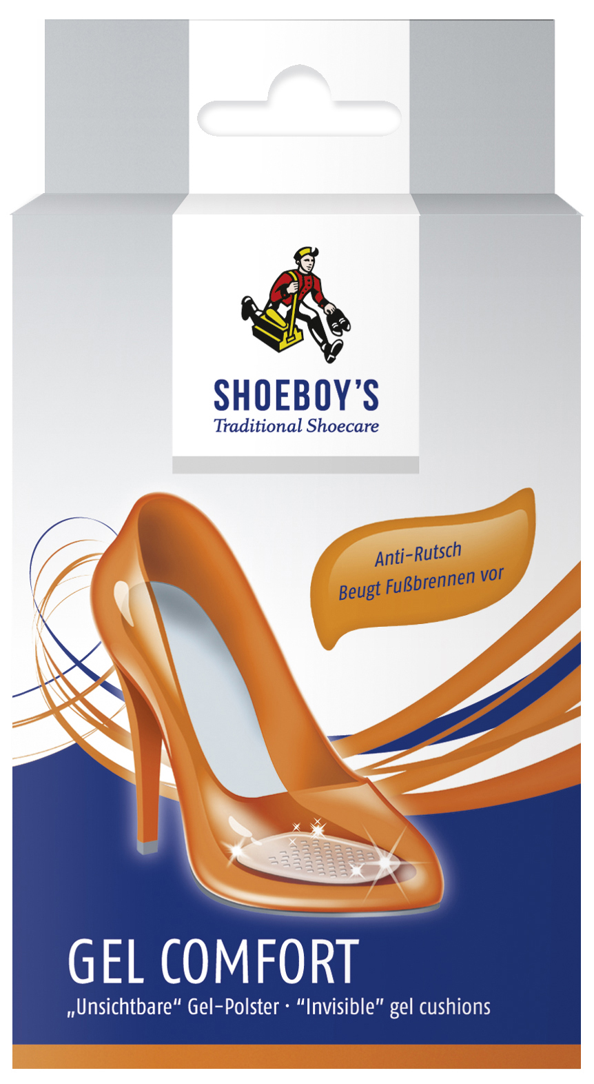 Shoeboy'S Gel Comfort oranje - Schins Leder BV